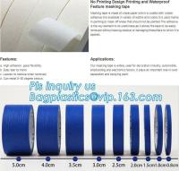 China Custom Crepe Paper Masking Tape Jumbo Roll 150-280mic Automotive Painting Colored Tape for sale