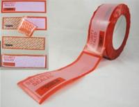 China Wholesale Tamper Evident Void Security Labels Custom Printed Silver 50mm x 25mm for sale