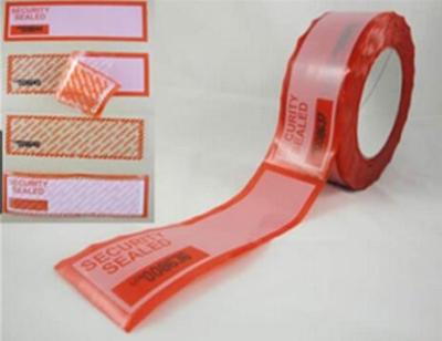 China Wholesale Tamper Evident Void Security Labels Custom Printed Silver 50mm x 25mm for sale