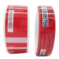 China Printed Tamper Evident Void Security Tape PET 50mm x 100m Customizable for sale