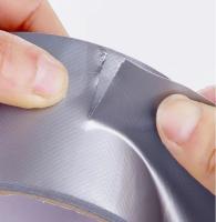 China Heavy Duty Cloth Duct Tape 48mm x 50m Strong Reinforced Hot Melt Adhesive Black for sale