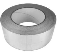 China Flame Retardant Aluminum Foil Tape 150-280mic Silver Acrylic Adhesion Fireproof for Duct Sealing for sale