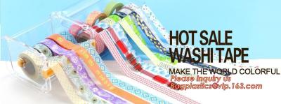 China Custom Printed Washi Tape Set 10 Rolls Vintage Decorative Waterproof Adhesive Craft Tape for sale
