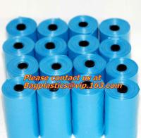 China Biodegradable Dog Poop Bags 31x11.6cm 12 Micron Pet Waste Clean Up Bags LDPE for sale
