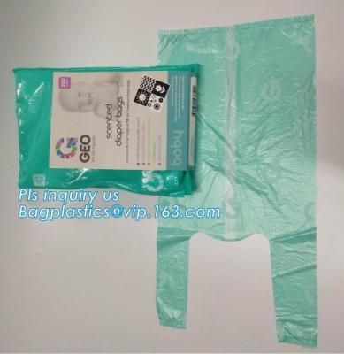 China Biodegradable Dog Poop Bags 30x22cm Portable Waste Bags Roll Compostable Pet Clean Up Bags for sale