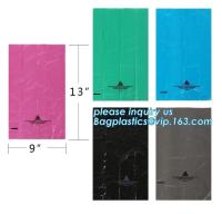 China Biodegradable Dog Poop Bags 30x22cm Compostable Waste Pickup Bags with Handles for sale