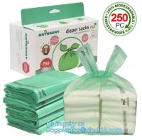 China Biodegradable Dog Poop Bags 30x22cm Compostable Pet Waste Bags with Handles for sale