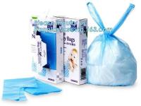 China Custom Biodegradable PE Dog Poop Bags 30x22cm 15mic Pet Waste Bags with Dispenser for sale