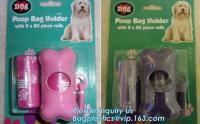 China Biodegradable Dog Poop Bags 30x22cm 15mic Thickness Compostable Waste Bags Roll with Dispenser for sale