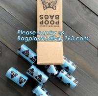 China 100% Biodegradable PLA Dog Poop Bags 32x22cm 15pcs Roll Eco Friendly Pet Waste Bags for sale