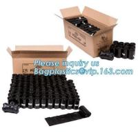 China Biodegradable Dog Poop Bags 15x20 Rolls with Bone Shape Dispenser 30x22cm 8mic for sale