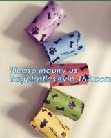 China Biodegradable Dog Poop Bags with Bone Shape Dispenser 15 Rolls 20 Bags Each 32x22cm for sale