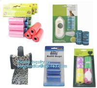 China Biodegradable Dog Poop Bags 30x22cm with EPI Technology Private Label Eco Pet Waste Bags for sale