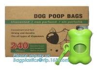 China Biodegradable Pet Poop Bags 30x22cm Portable Dog Waste Scooper Roll for Outdoor Cleanup for sale