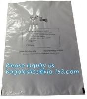 China Compostable Biodegradable Dog Poop Bags 30x22cm 15 Mic Thickness Custom Logo Printed for sale