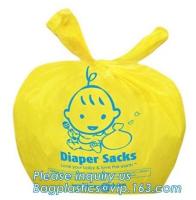 China Compostable Biodegradable Dog Poop Bags 30x22cm 15 Mic Thickness Custom Logo Printed for sale