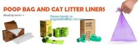 China Compostable Dog Poop Bags 100% Biodegradable 15x22cm Custom Logo Printed Pet Waste Bags for sale