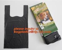 China Biodegradable Dog Poop Bags 30x22cm 15pcs Roll Compostable Pet Waste Bags for sale