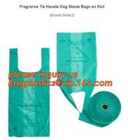 China Biodegradable Dog Poop Bags 30x22cm 15pcs Roll Compostable Pet Waste Bags for sale