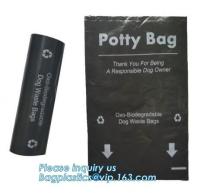 China Custom Printed Eco Friendly Cornstarch Biodegradable Pet Waste Bags 30x22cm Dog Poop Bags with Bone Shape for sale