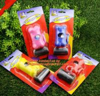 China Biodegradable Dog Poop Bags with Bone Shape Dispenser 300 Bags per Roll Custom Color for sale