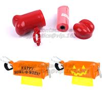 China Compostable Dog Waste Bags 300 Bags Per Roll Tie Top Handle Cornstarch Biodegradable Poop Bags for sale
