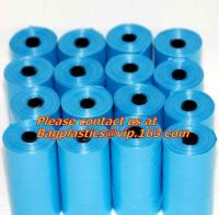 China Biodegradable Dog Poop Bags 30x22cm 15pcs Roll Compostable Pet Waste Bags for sale