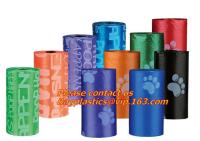 China Biodegradable Pet Waste Dog Poop Bags 30x22cm Heavy Duty Custom PE Roll for sale