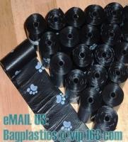 China Biodegradable Pet Dog Waste Poop Bags 30x22cm Custom Printed Roll for Pet Clean Up for sale