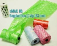 China Biodegradable Dog Poop Bags 15x20 Rolls 7-20 Micron Thickness for Pet Waste Disposal for sale