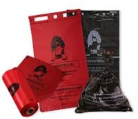 China Biodegradable Dog Poop Bags 30x22cm Compostable Waste Bags with Dispenser for sale