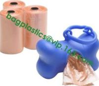 China Biodegradable Dog Poop Bags 30x22cm 15pcs Roll Pet Waste Bags Compostable for sale