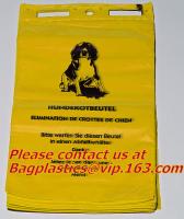 China Biodegradable Dog Poop Bags 30x22cm Custom Printed Wholesale Compostable Pet Waste Bags for sale