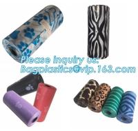 China Biodegradable Dog Poop Bags 30x22cm 15mic Durable PE Waste Bags with Dispenser Box for sale