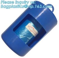 China Biodegradable Dog Poop Bags 30x22cm 15mic Durable PE Waste Bags with Dispenser Box for sale