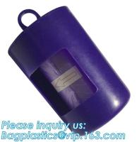 China Biodegradable Dog Poop Bags 30x22cm 15mic Durable PE Waste Bags with Dispenser Box for sale