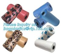 China Biodegradable Dog Poop Bags 30x22cm Vest Handle Pet Waste Bags Roll 15pcs for sale