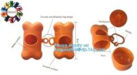 China Wholesale Biodegradable Pet Waste Bags 30x22cm with Bone Dispenser Roll for sale
