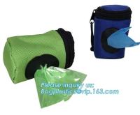 China Biodegradable Dog Poop Bags 30x22cm 15pcs Roll HDPE Pet Waste Bags with Dispenser for sale