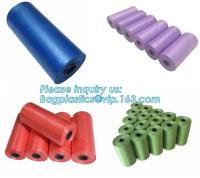 China Biodegradable Dog Poop Bags 15x22cm Refill Rolls with Dispenser Eco Friendly Pet Waste Bags for sale