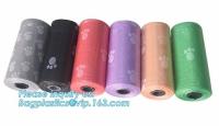 China Custom Plastic Bone Shape Dog Poop Bag Dispenser with Biodegradable Bags 15 Rolls for sale