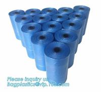 China House Shape Dog Waste Bags with Dispenser and Leash Clip 15 Rolls Biodegradable 30x22cm for sale