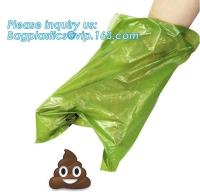 China Biodegradable Pet Waste Bags 30x22cm D2W Eco Friendly Dog Poop Bags Custom Color for sale