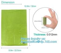China Biodegradable Dog Poop Bags 30x22cm with Dispenser Roll 15pcs Eco Friendly Pet Waste Bags for sale