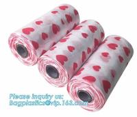 China Biodegradable Custom Pet Dog Waste Bags 30x22cm with Dispenser Wholesale Colorful Poop Bags for sale
