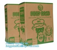 China Compostable Dog Poop Bags 30x22cm 15mic Pet Waste Pick Up Refill Rolls Biodegradable for sale