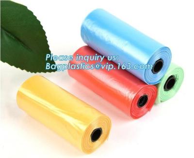 China Biodegradable Pet Waste Bag Dispenser Dog Poop Bags 15 Rolls 32x22cm Portable for Small Dogs for sale