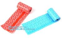 China Biodegradable Pet Waste Bag Dispenser Dog Poop Bags 15 Rolls 32x22cm Portable for Small Dogs for sale
