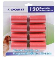 China Compostable Dog Poop Bags 9x13 Inch 15 Mic Thickness EN 13432 Certified Pet Waste Bags for sale