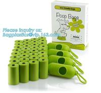 China Biodegradable Compostable Dog Poop Bags 9x13 Inch 15 Mic Thickness Custom Colors Eco Friendly Pet Waste Bags for sale